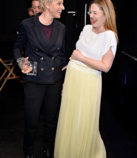 Say What?! Ellen DeGeneres Calls Pregnant Drew Barrymore "Fat" at ...