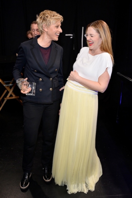 Say What?! Ellen DeGeneres Calls Pregnant Drew Barrymore "Fat" at ...