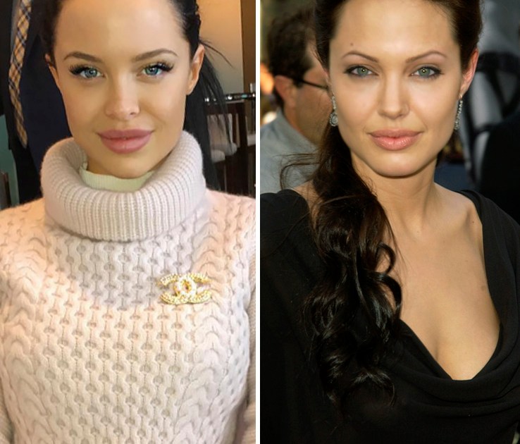 Meet Mara Teigen – The Angelina Jolie Look-Alike Who's Friends With ...