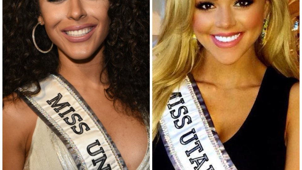 Pregnant Beauty Queens Angie Layton and Brittany Bell "Bump" Into Each ...