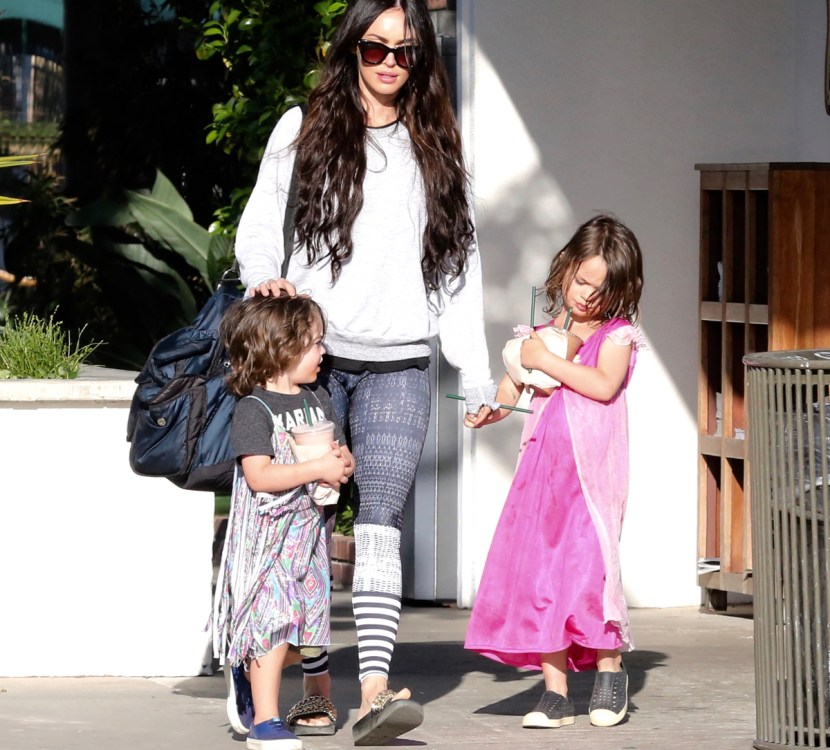 Megan Fox's Kids, Noah and Bodhi, Wear Dresses to the Playground!