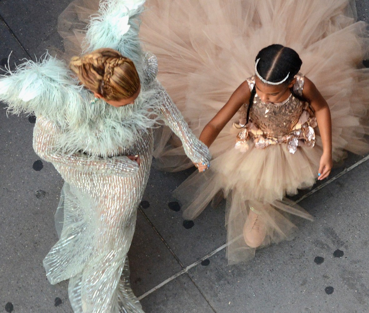 Blue Ivy Wears Beyoncé’s Heels, Is #FashionGoals at Age 5