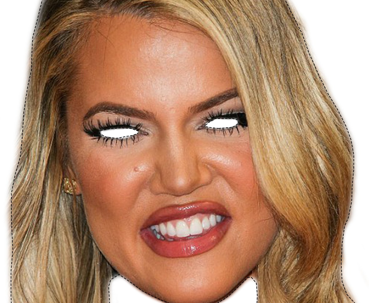 Kim Kardashian Crying Face: Kardashian Family Halloween Masks