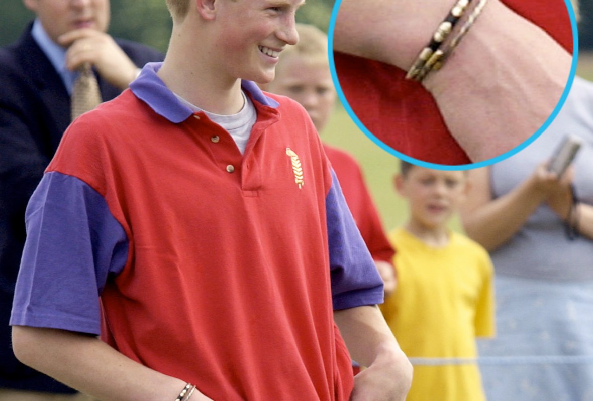 Prince Harry's Bracelet: Royal Wears Special Armpiece to Honor Princess ...