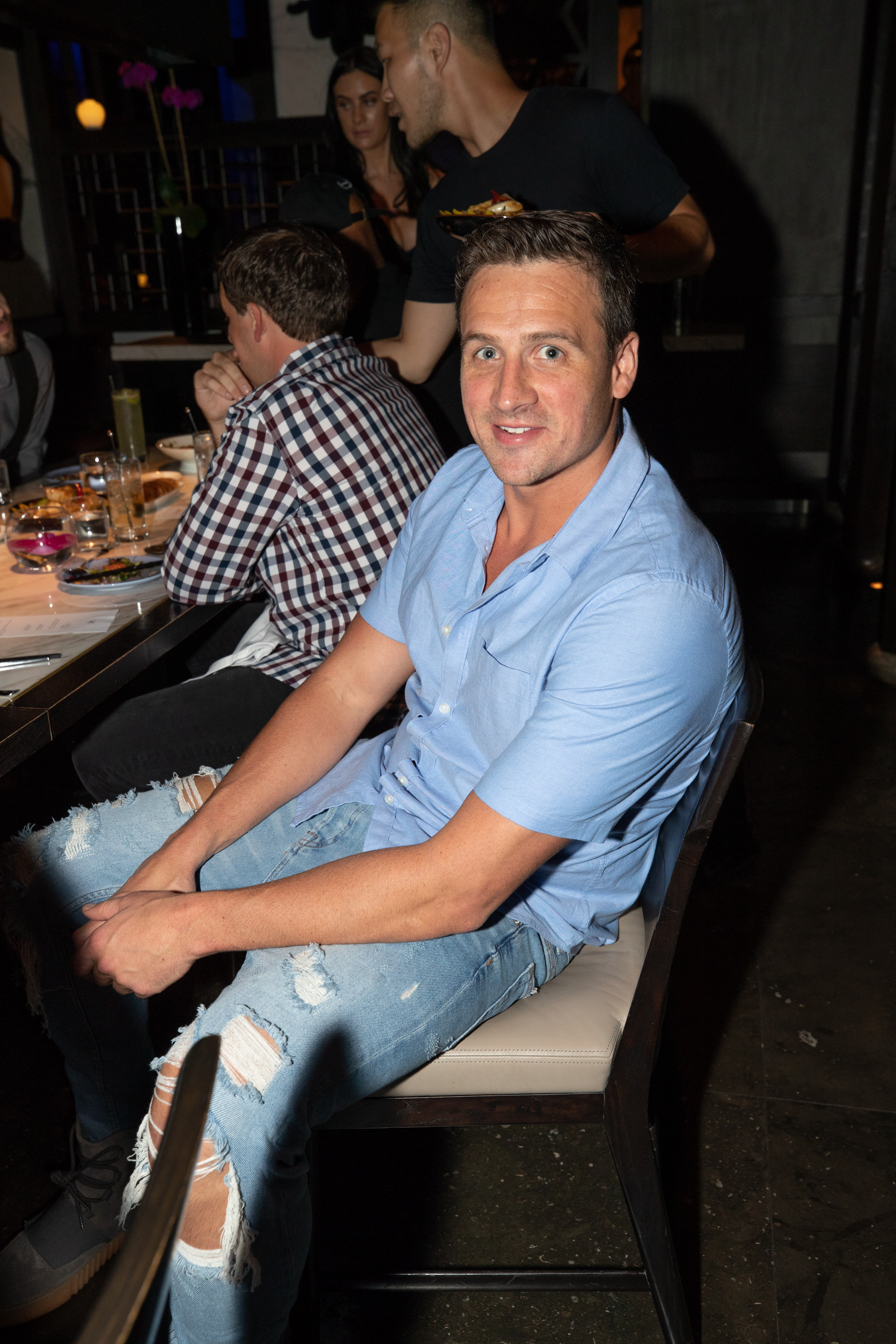 Ryan Lochte Parties at Hakkasan Las Vegas for His Birthday