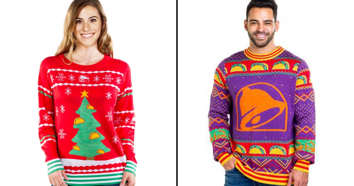 Taco Bell's New Clothing Line With Tipsy Elves Is Our Holiday Vibe