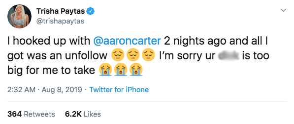 Are Aaron Carter and Trisha Paytas Dating? See the Evidence | Life & Style