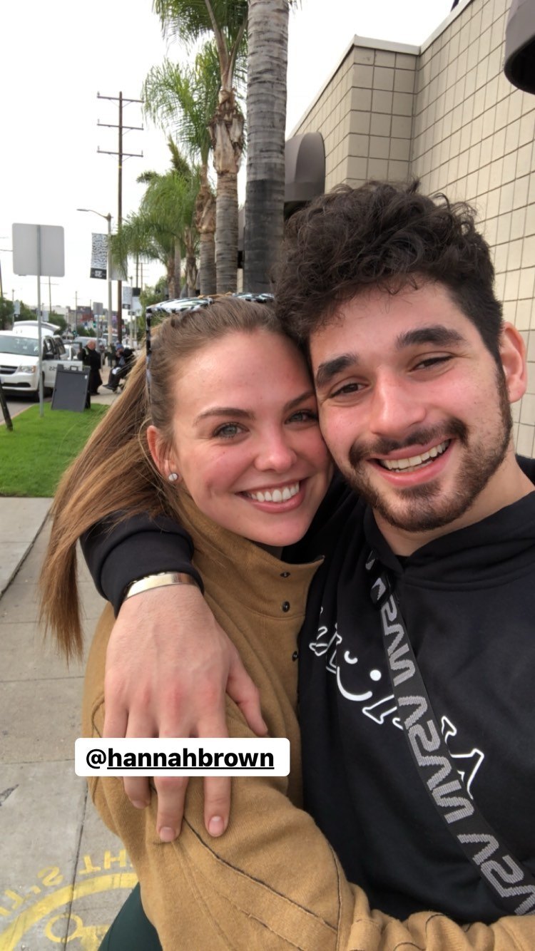 'DWTS' Stars Hannah Brown and Alan Bersten Reunite: Photos | Life & Style