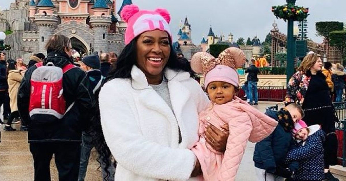 Kenya Moore's Daughter, Brooklyn, Takes Her First Steps