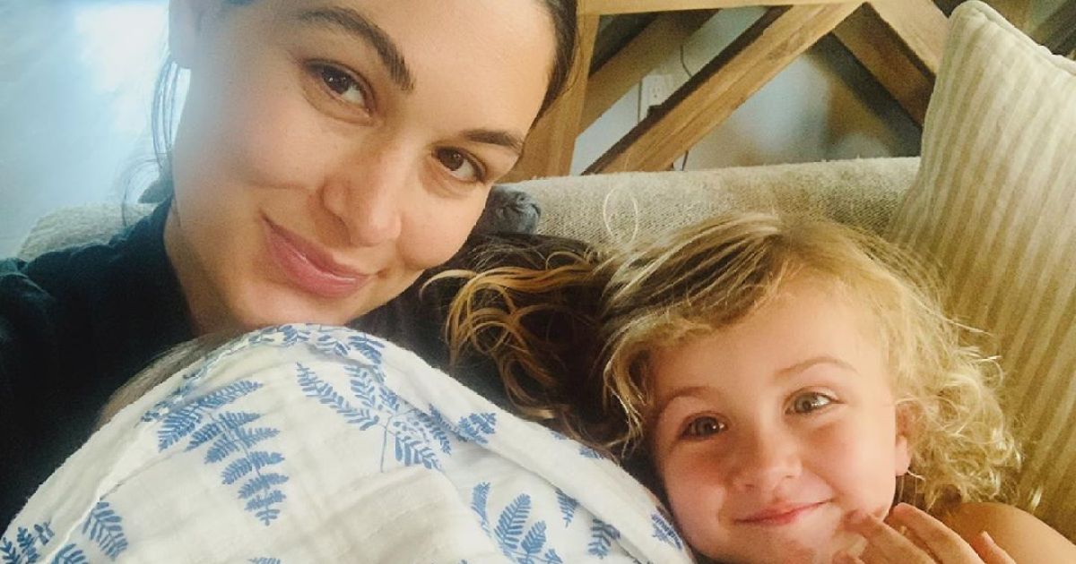 Brie Bella Shares 1st Glimpse of Newborn Son in New Photo