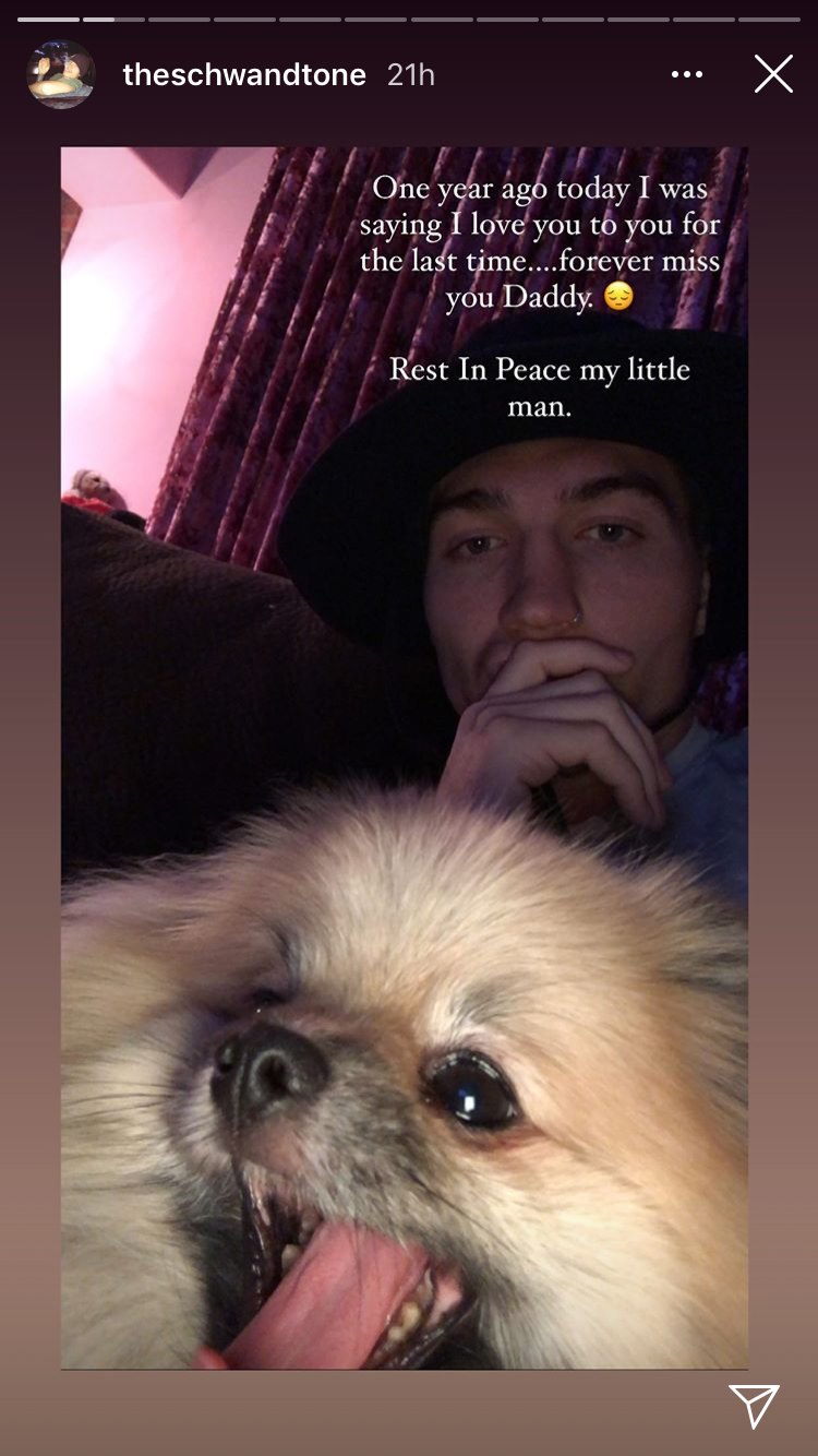Jeffree Star's Ex Nate Shares Post About the Pair's Late Dog | Life & Style