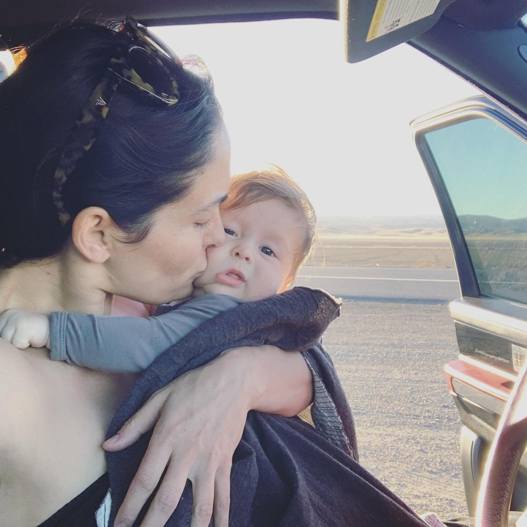 Nikki Bella and Son Matteo Road Trip to Northern California