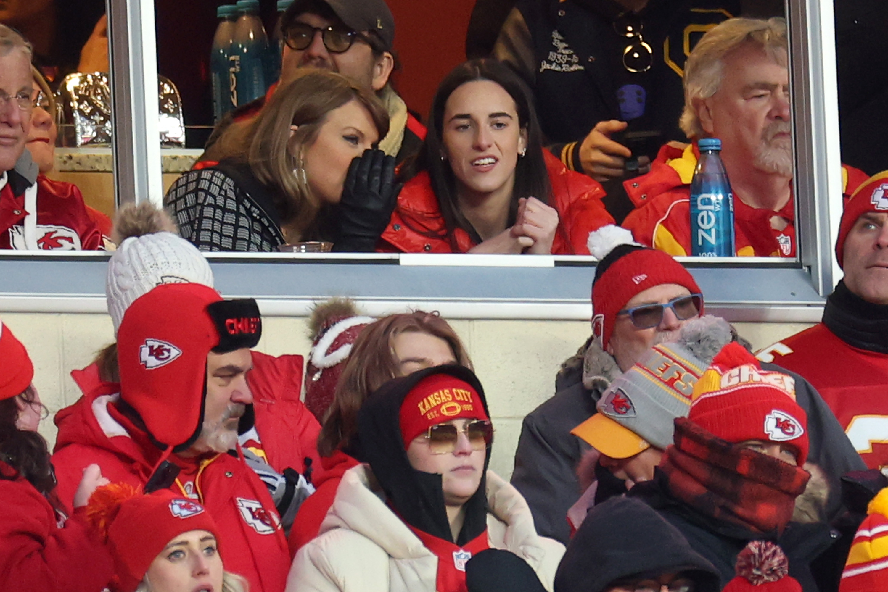 Caitlin Clark Slammed for Sitting With Taylor Swift by Skip Bayless ...